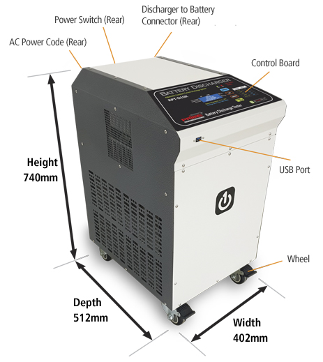 PRIME Battery Discharger RPT-D10K